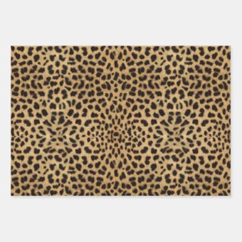 Leopard Spot Pattern Print Wrapping Paper Sheets | Zazzle