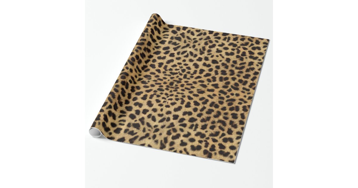 Leopard Spot Skin Print Wrapping Paper | Zazzle