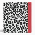 Leopard Teacher's Lesson Plan Office School Binder | Zazzle
