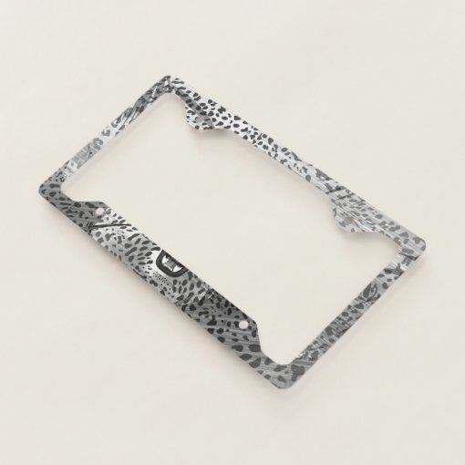 Leopard Territory 2 License Plate Frame | Zazzle