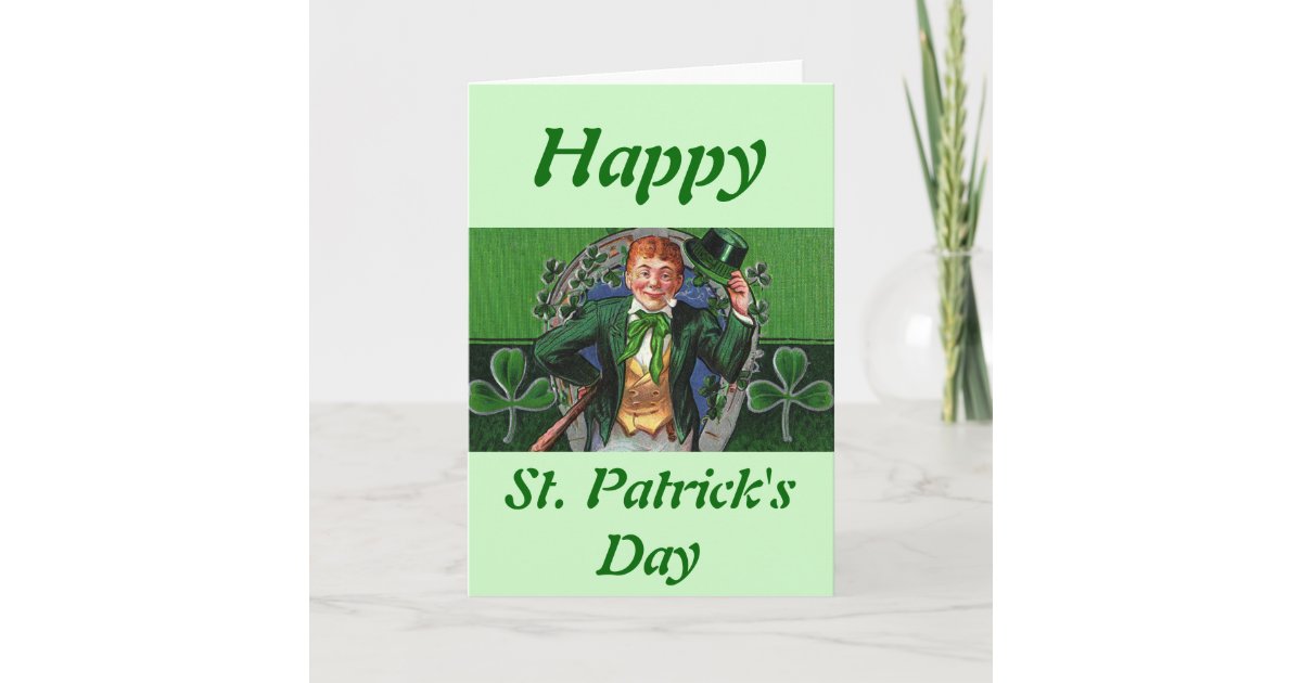 Leprechaun Greeting Card | Zazzle