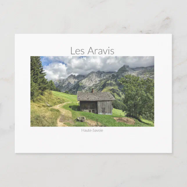 Les Aravis - Haute-Savoie Postcard | Zazzle