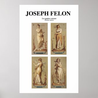 Les quatres saisons (The four seasons) Poster | Zazzle