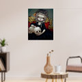 Les Vampires: Les Crânes ART PRINT rococo vampire | Zazzle