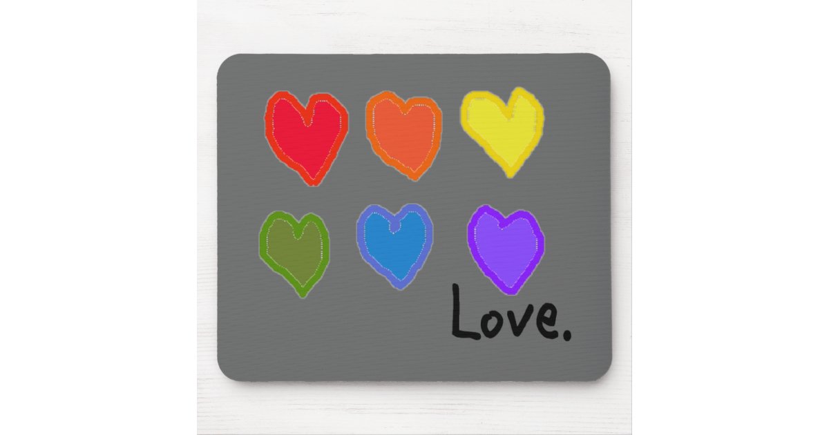 Lesbian "Love" Mouse Pad | Zazzle