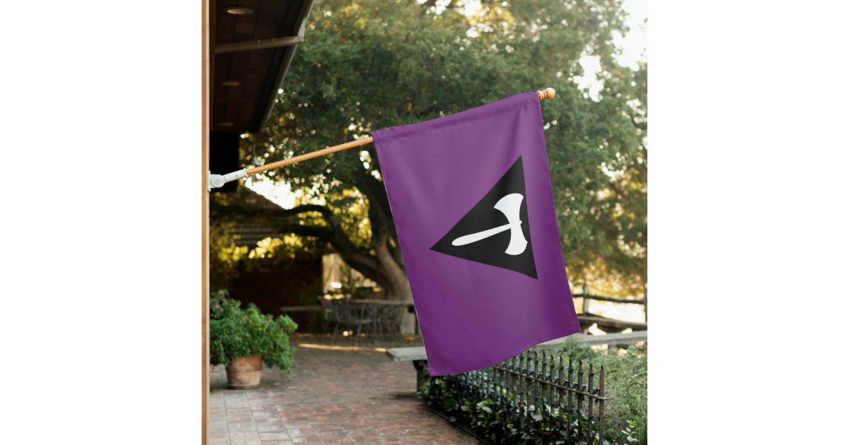 Lesbian Pride Flag Purple Axe | Zazzle