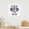 Leslie Family Crest Coat of Arms Poster | Zazzle