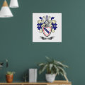 Leslie Family Crest Coat of Arms Poster | Zazzle