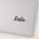 Leslie Name - Handwritten Calligraphy Sticker | Zazzle