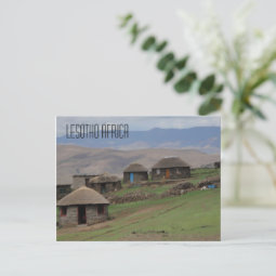 Lesotho Africa Postcard | Zazzle