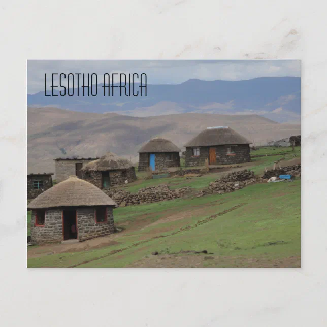 Lesotho Africa Postcard | Zazzle