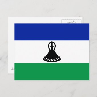 Lesotho Flag Postcard | Zazzle