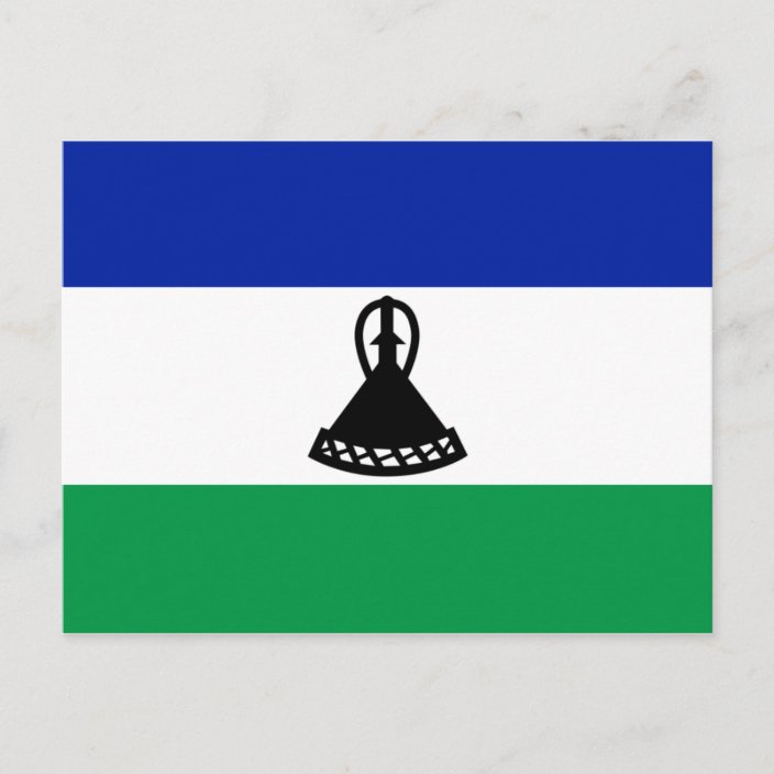 Lesotho Flag Postcard | Zazzle.com