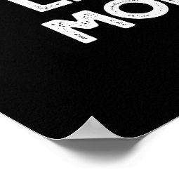 Less Haters More Taters Funny Potato Pun Dark BG Poster | Zazzle