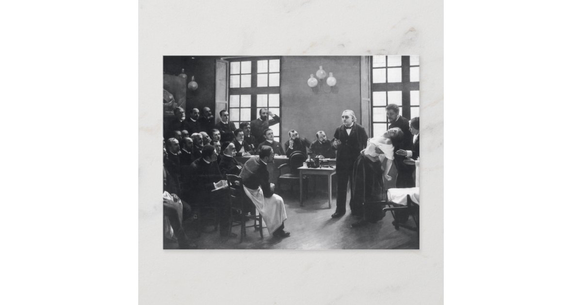 Lesson with Doctor Charcot at the Salpetriere Postcard | Zazzle