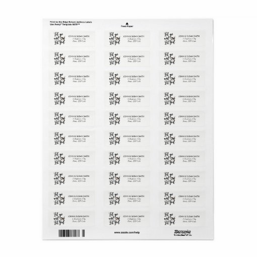 let go and let god faith return address labels | Zazzle