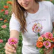 Let Hope Bloom Floral Bouquet Inspirational Design T-Shirt | Zazzle