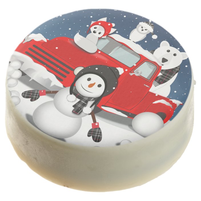 Let It Snow Chocolate Covered Oreo | Zazzle.com
