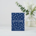 Let It Snow Christmas Holiday Mini Note Card | Zazzle