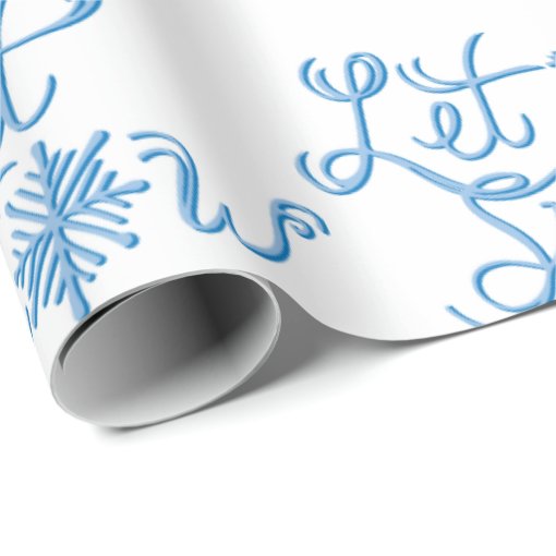 Let It Snow Wrapping Paper | Zazzle