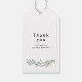 "Let love grow" calligraphy rustic greenery favors Gift Tags | Zazzle
