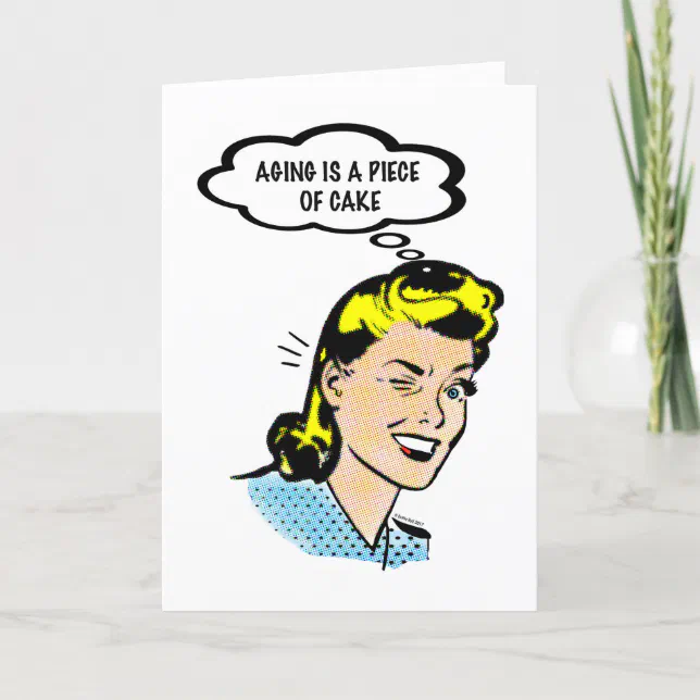 Let Me Eat Cake Birthday Card | Zazzle
