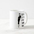 Let Me Overthink This Meme with Overthinking Lady Coffee Mug | Zazzle