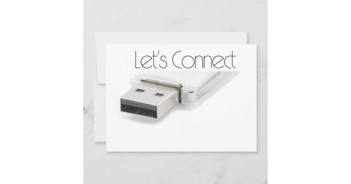 Let’s connect USB | Zazzle