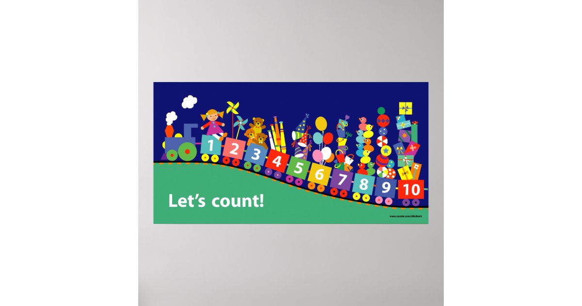 Let’s Count! Poster | Zazzle