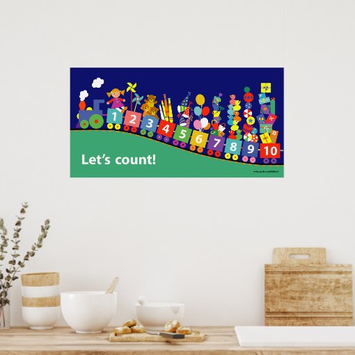 Let’s Count! Poster | Zazzle