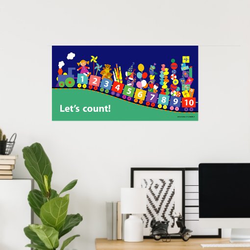 Let’s Count! Poster | Zazzle