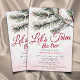 Let’s Trim the Tree Christmas Party Watercolor Invitation | Zazzle