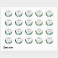 Let The Adventure Begin Baby Shower Sticker | Zazzle