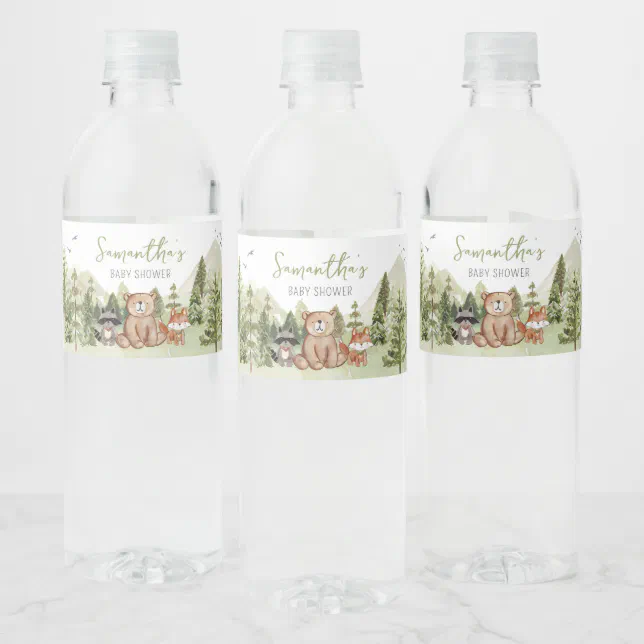 Let the Adventure Begin Baby Shower Water Bottle Label | Zazzle