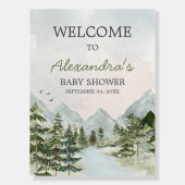 Let the Adventure Begin Woodland Welcome Sign | Zazzle