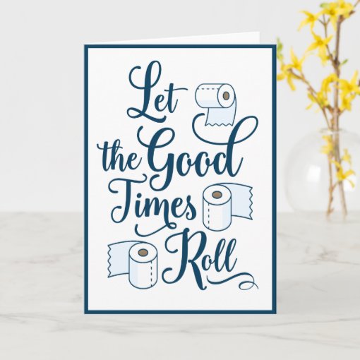 Let the Good Times Roll Blank Greeting Card | Zazzle