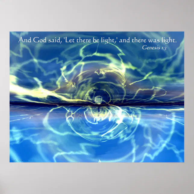 Let there be Light Poster | Zazzle