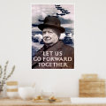 Let Us Go Forward Together Poster | Zazzle