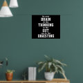 Let your brain think Poster | Zazzle
