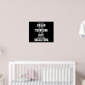 Let your brain think Poster | Zazzle