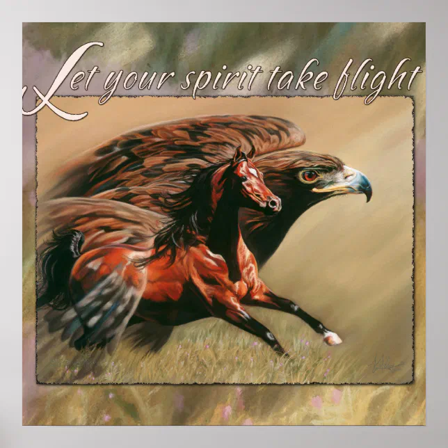 Let your Spirit take Flight Poster | Zazzle