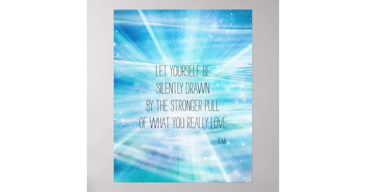 Let Yourself Be Drawn Poster | Zazzle