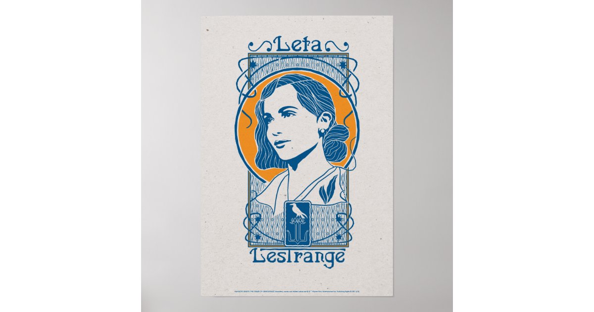 Leta Lestrange Illustration Poster | Zazzle