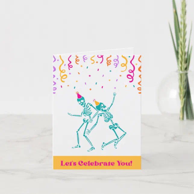 Let's Celebrate You! Chiropractic Birthday Card | Zazzle