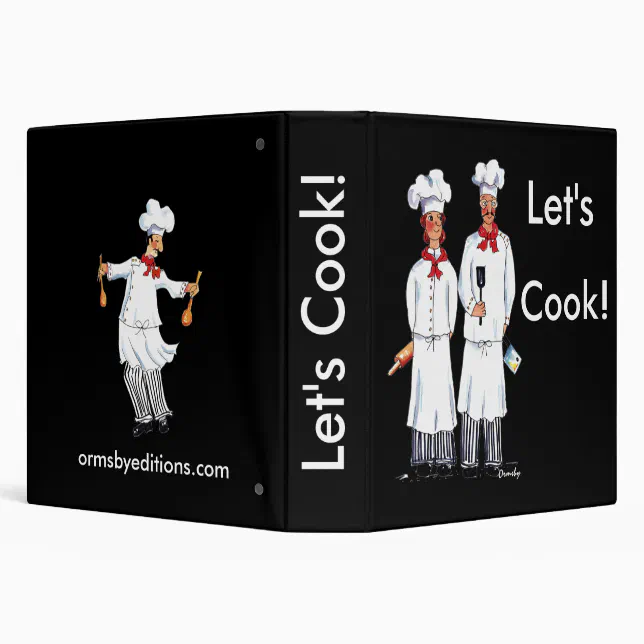 Let's Cook - Recipe Binder | Zazzle