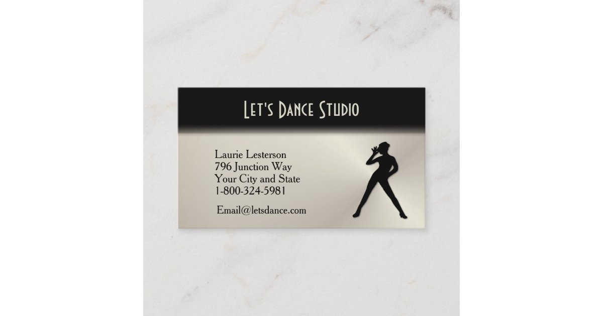 Let's Dance Business Card | Zazzle