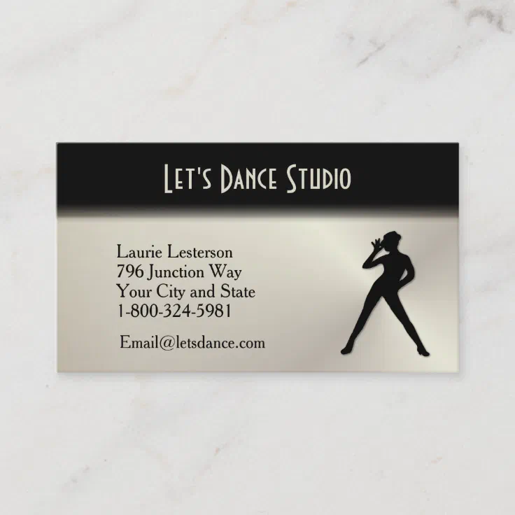 Let's Dance Business Card | Zazzle