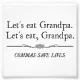 Let's Eat Grandpa Commas Save Lives Photo Print | Zazzle