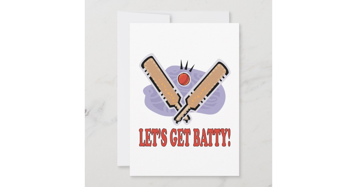 Lets Get Batty Invitation | Zazzle