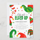 Lets Get Elfed Up | Christmas Party Invitation | Zazzle